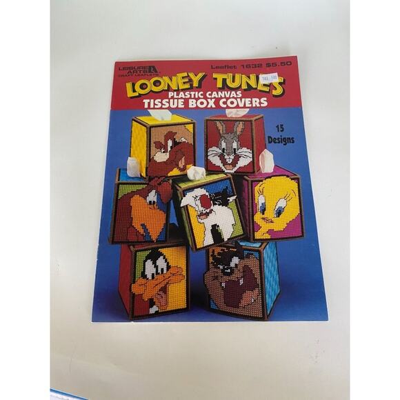 unknown | Other | Vintage Disney Cross Stitching Book Tissue Box ...